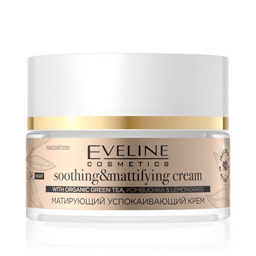 Крем для лица `EVELINE` ORGANIC матирующий успокаивающий 50 мл купить в ...